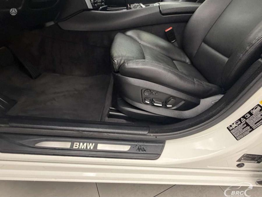 White BMW 535 Gran Turismo 2011 in Vilnius, with an engine capacity of 2.98 L and mileage of 262 thousand km for 6900 €, photo 24 on AUTOMOTO.COM.LV