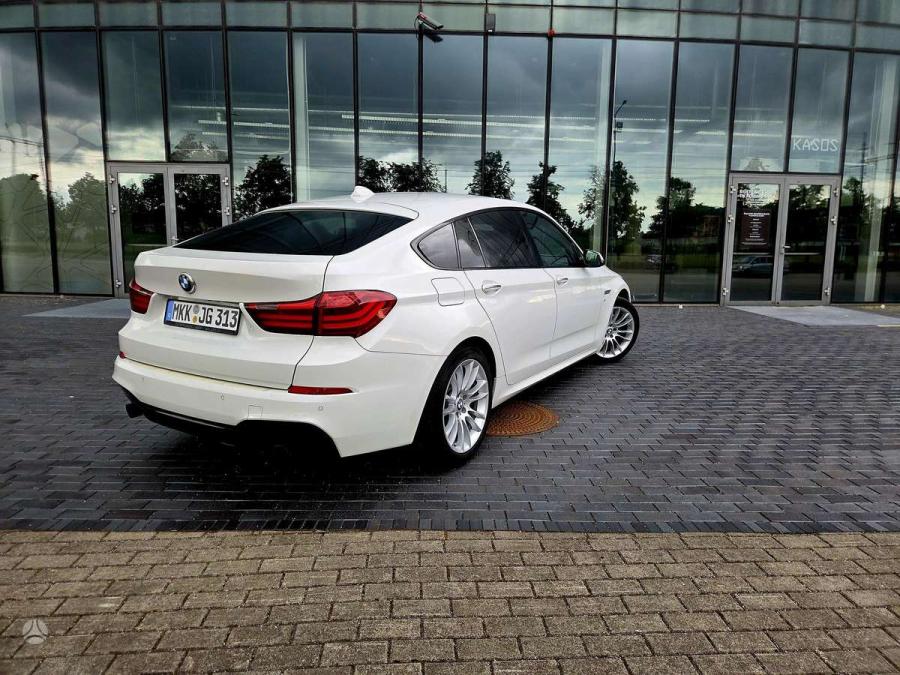 White BMW 535 Gran Turismo 2013 in Siauliai, with an engine capacity of 2.99 L and mileage of 221 thousand km for 15555 €, photo 6 on AUTOMOTO.COM.LV