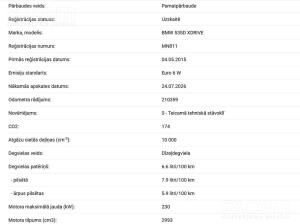 Grey BMW 535 2015 in Daugavpils, with an engine capacity of 3.00 L and mileage of 210 thousand km for 19900 €, photo 18 on AUTOMOTO.COM.LV