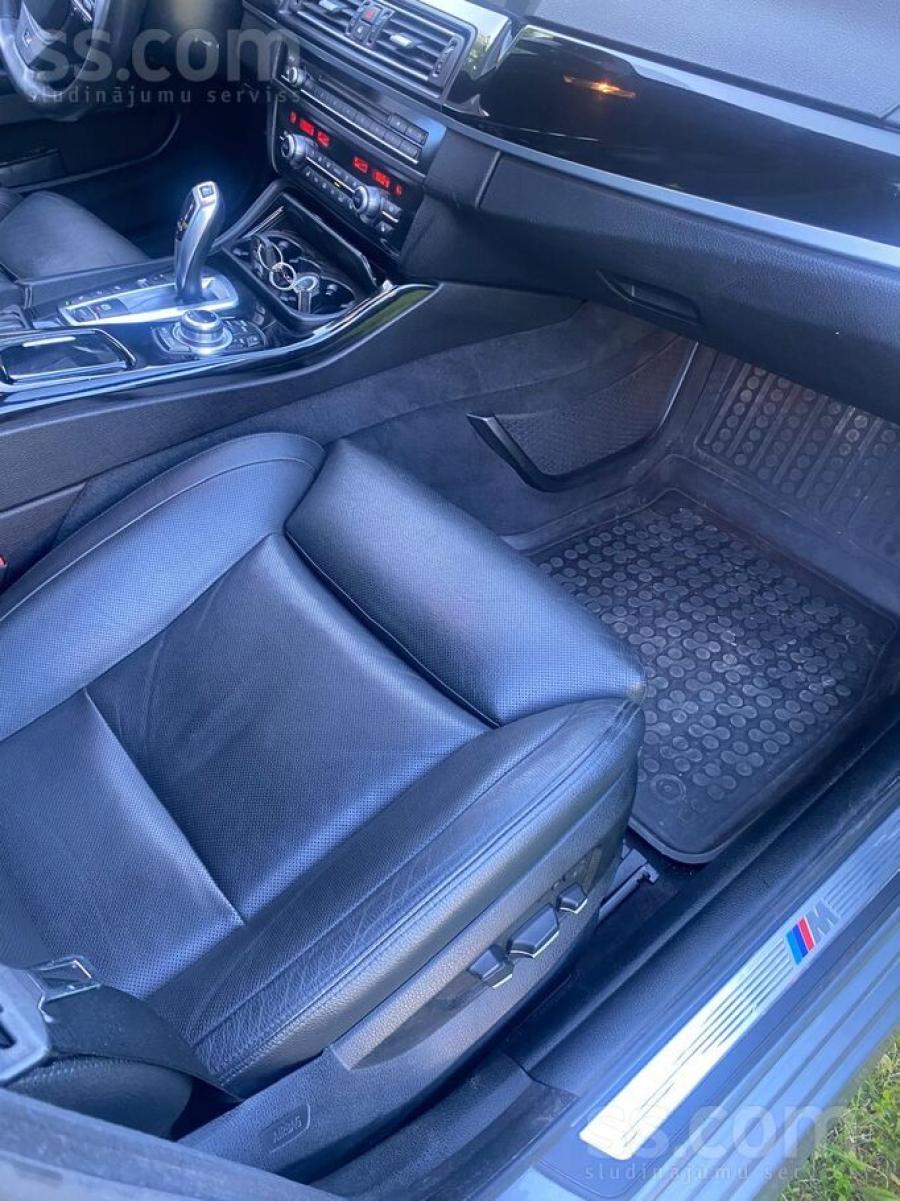 Grey BMW 535 2012 in Jelgava, with an engine capacity of 3.00 L and mileage of 0 thousand km for 10500 €, photo 11 on AUTOMOTO.COM.LV