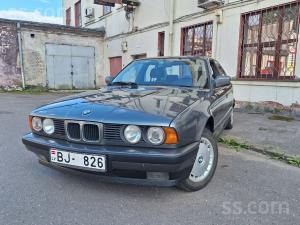 Pelēks BMW 535 1989 Rīga, ar dzinēja tilpumu 3.50 L un nobraukumu 208 tūkst. km par 11500 €, foto  vietnē AUTOMOTO.COM.LV