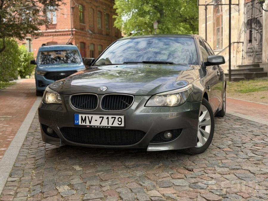 Pelēks BMW 535 2005 Cēsis, ar dzinēja tilpumu 3.00 L un nobraukumu 233 tūkst. km par 3990 €, foto 1 vietnē AUTOMOTO.COM.LV