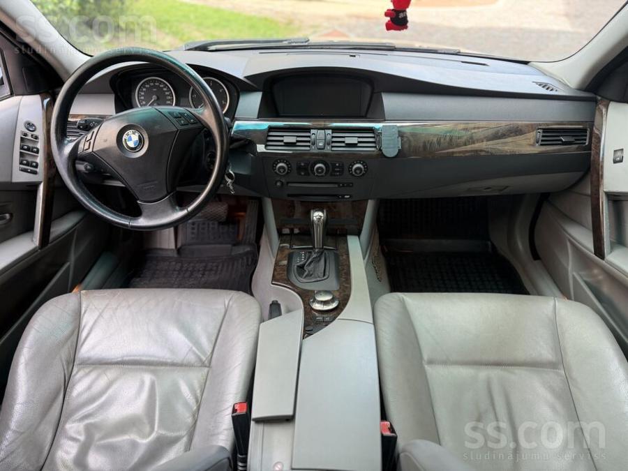 Pelēks BMW 535 2005 Cēsis, ar dzinēja tilpumu 3.00 L un nobraukumu 233 tūkst. km par 3990 €, foto 17 vietnē AUTOMOTO.COM.LV