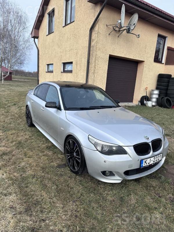 Grey BMW 535 2005 in Riga, with an engine capacity of 3.00 L and mileage of 407 thousand km for 6500 €, photo 2 on AUTOMOTO.COM.LV