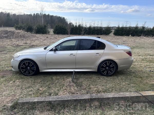 Grey BMW 535 2005 in Riga, with an engine capacity of 3.00 L and mileage of 407 thousand km for 6500 €, photo 4 on AUTOMOTO.COM.LV