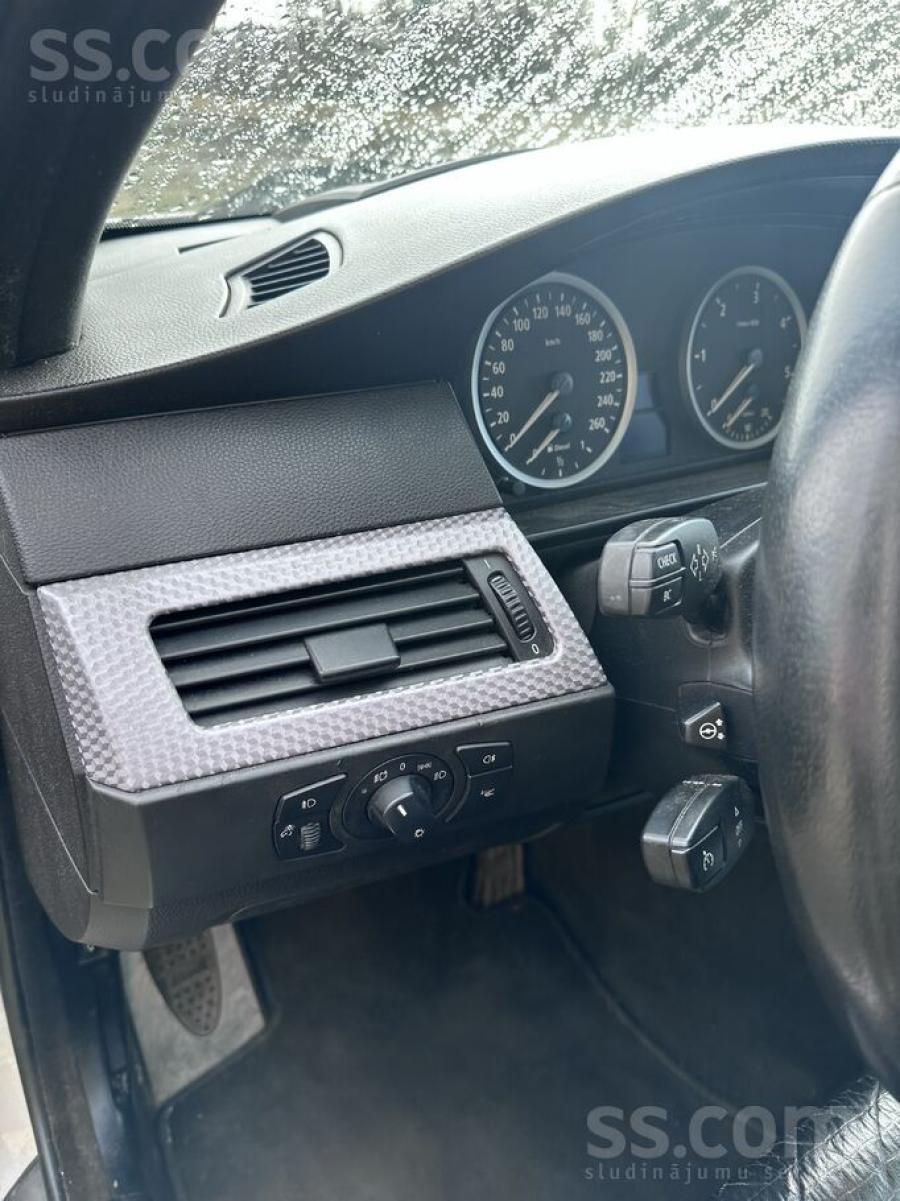 Pelēks BMW 535 2005 Rīga, ar dzinēja tilpumu 3.00 L un nobraukumu 407 tūkst. km par 6500 €, foto 12 vietnē AUTOMOTO.COM.LV