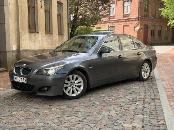 Grey BMW 535 2005 in Cesis, with an engine capacity of 3.00 L and mileage of 233 thousand km for 3990 €, photo 2 on AUTOMOTO.COM.LV