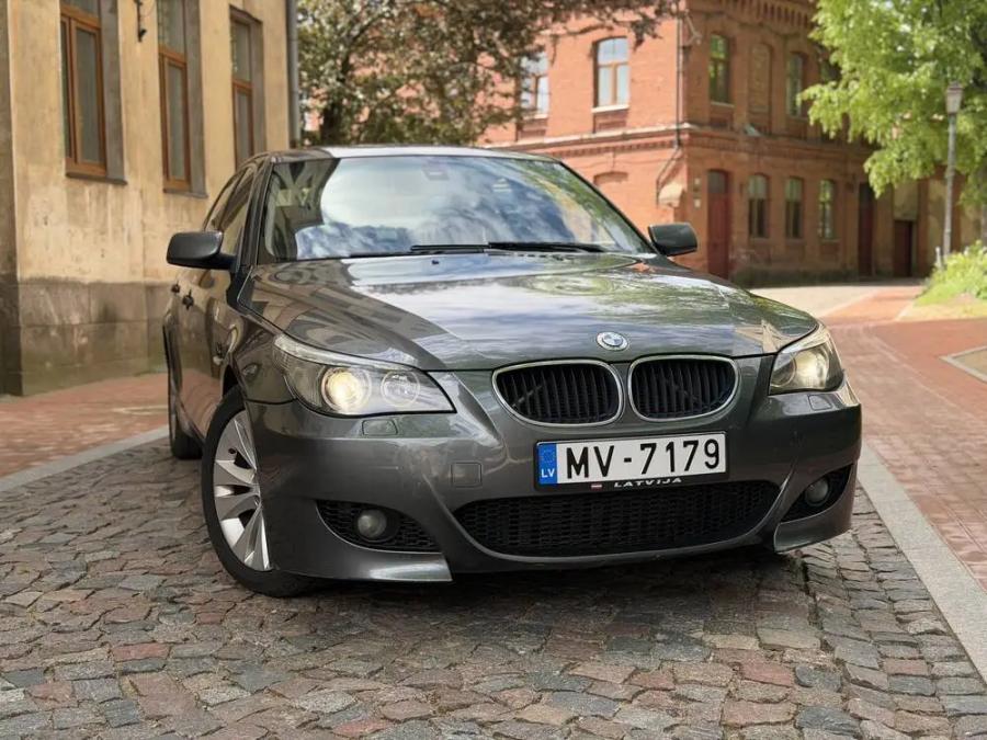 Pelēks BMW 535 2005 Cēsis, ar dzinēja tilpumu 3.00 L un nobraukumu 233 tūkst. km par 3990 €, foto 7 vietnē AUTOMOTO.COM.LV