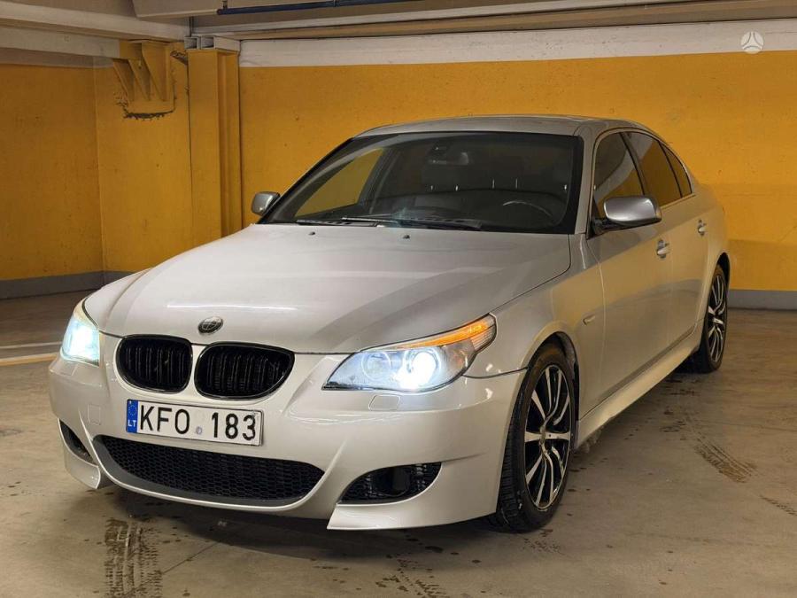 Grey BMW 535 2006 in Vilnius, with an engine capacity of 3.00 L and mileage of 380 thousand km for 4399 €, photo 2 on AUTOMOTO.COM.LV