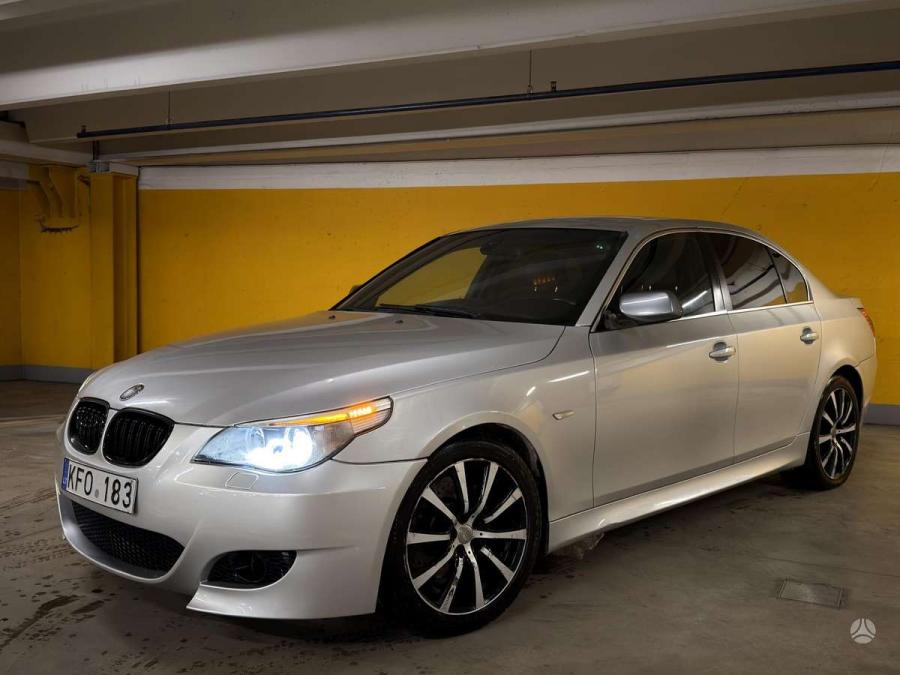 Grey BMW 535 2006 in Vilnius, with an engine capacity of 3.00 L and mileage of 380 thousand km for 4399 €, photo 4 on AUTOMOTO.COM.LV