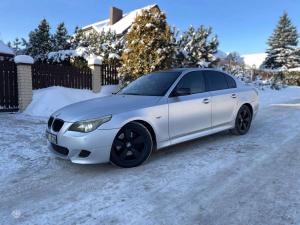 Pelēks BMW 535 2006 Viļņa, ar dzinēja tilpumu 2.99 L un nobraukumu 230 tūkst. km par 4350 €, foto  vietnē AUTOMOTO.COM.LV