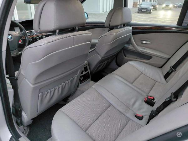 Grey BMW 535 2007 in Vilnius, with an engine capacity of 2.99 L and mileage of 313 thousand km for 5600 €, photo 9 on AUTOMOTO.COM.LV