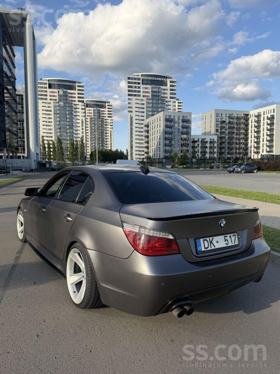 Grey BMW 535 2007 in Riga, with an engine capacity of 3.00 L and mileage of 171 thousand km for 15000 €, photo 1 on AUTOMOTO.COM.LV