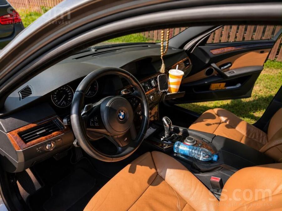 Grey BMW 535 2007 in Riga, with an engine capacity of 3.00 L and mileage of 171 thousand km for 15000 €, photo 9 on AUTOMOTO.COM.LV