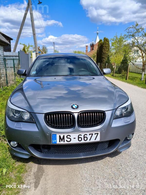 Pelēks BMW 535 2008 Daugavpils, ar dzinēja tilpumu 3.00 L un nobraukumu 295 tūkst. km par 9500 €, foto 1 vietnē AUTOMOTO.COM.LV