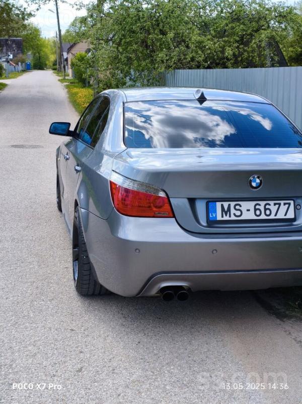 Pelēks BMW 535 2008 Daugavpils, ar dzinēja tilpumu 3.00 L un nobraukumu 295 tūkst. km par 9500 €, foto 4 vietnē AUTOMOTO.COM.LV