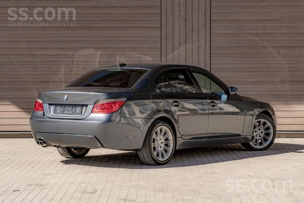 Pelēks BMW 535 2008 Jelgava, ar dzinēja tilpumu 3.00 L un nobraukumu 239 tūkst. km par 7700 €, foto 5 vietnē AUTOMOTO.COM.LV