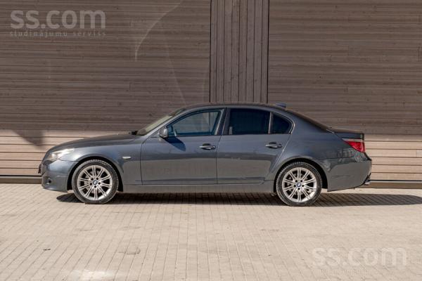 Pelēks BMW 535 2008 Jelgava, ar dzinēja tilpumu 3.00 L un nobraukumu 239 tūkst. km par 7700 €, foto 8 vietnē AUTOMOTO.COM.LV