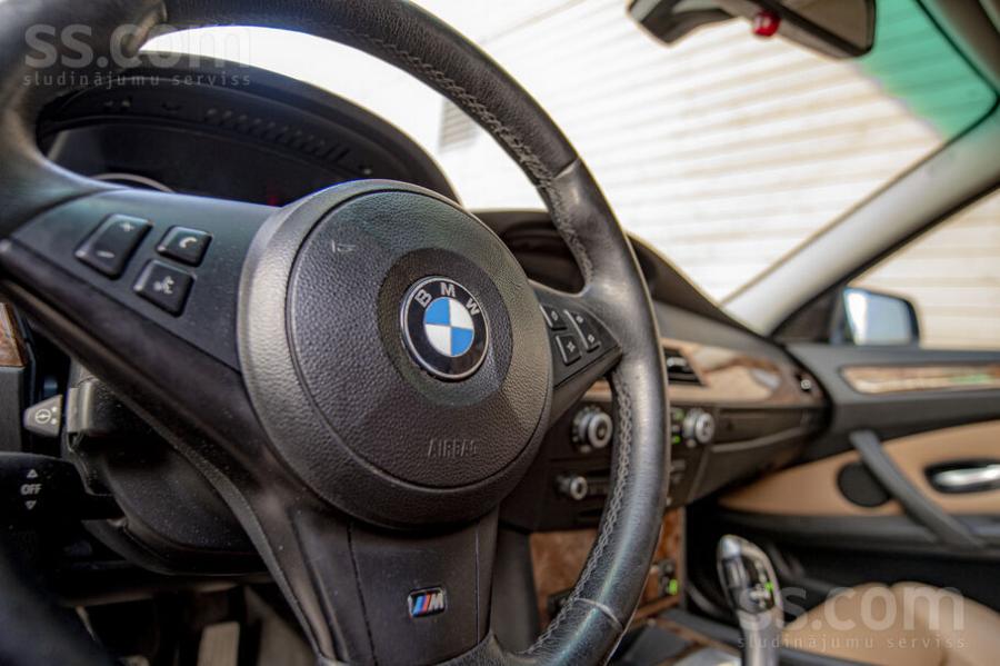 Pelēks BMW 535 2008 Jelgava, ar dzinēja tilpumu 3.00 L un nobraukumu 239 tūkst. km par 7700 €, foto 17 vietnē AUTOMOTO.COM.LV