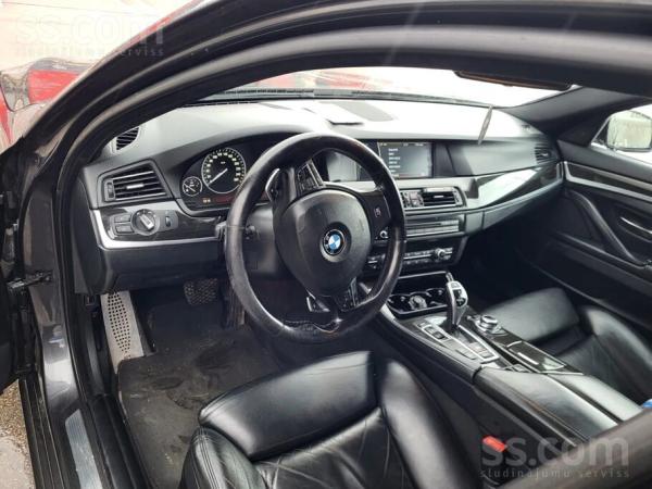 Grey BMW 535 2012 in Riga, with an engine capacity of 3.00 L and mileage of 250 thousand km for 12900 €, photo 7 on AUTOMOTO.COM.LV