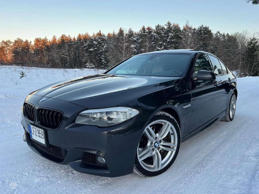 Grey BMW 535 2013 in Vilnius, with an engine capacity of 3.00 L and mileage of 232 thousand km for 9400 €, photo 1 on AUTOMOTO.COM.LV