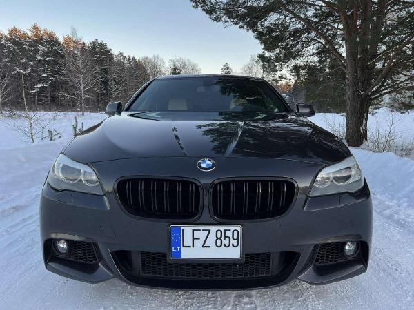 Grey BMW 535 2013 in Vilnius, with an engine capacity of 3.00 L and mileage of 232 thousand km for 9400 €, photo 3 on AUTOMOTO.COM.LV