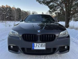 Grey BMW 535 2013 in Vilnius, with an engine capacity of 3.00 L and mileage of 232 thousand km for 9400 €, photo 3 on AUTOMOTO.COM.LV
