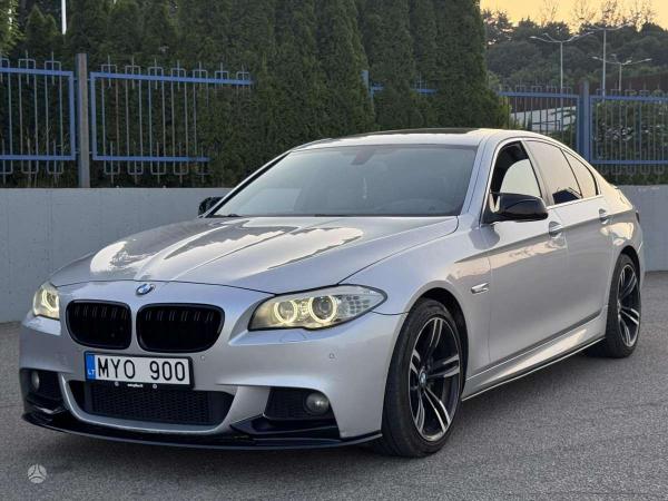 Grey BMW 535 2013 in Vilnius, with an engine capacity of 2.98 L and mileage of 300 thousand km for 8600 €, photo 1 on AUTOMOTO.COM.LV