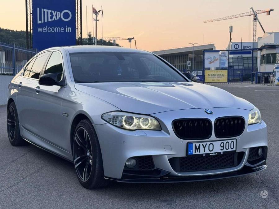 Pelēks BMW 535 2013 Viļņa, ar dzinēja tilpumu 2.98 L un nobraukumu 300 tūkst. km par 8600 €, foto 3 vietnē AUTOMOTO.COM.LV