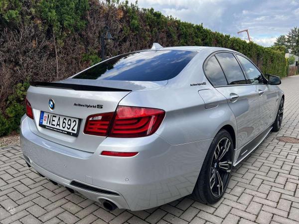 Pelēks BMW 535 2013 Viļņa, ar dzinēja tilpumu 3.00 L un nobraukumu 170 tūkst. km par 11650 €, foto 7 vietnē AUTOMOTO.COM.LV