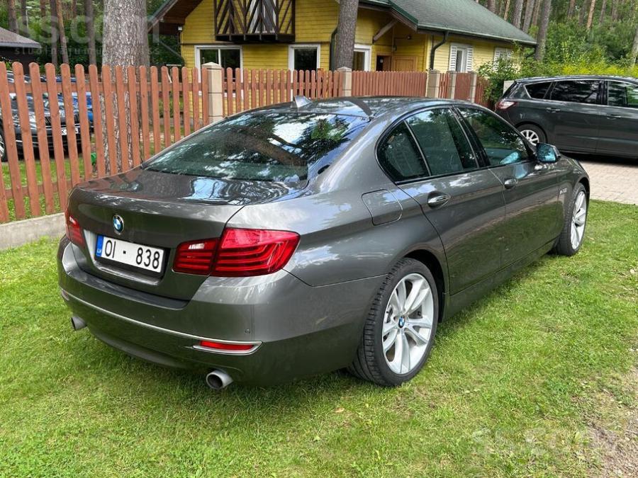 Grey BMW 535 2013 in Jurmala, with an engine capacity of 3.00 L and mileage of 249 thousand km for 12499 €, photo 3 on AUTOMOTO.COM.LV