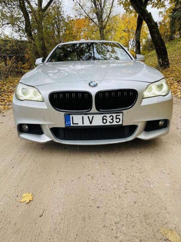 Pelēks BMW 535 2013 Viļņa, ar dzinēja tilpumu 2.98 L un nobraukumu 210 tūkst. km par 10500 €, foto 3 vietnē AUTOMOTO.COM.LV