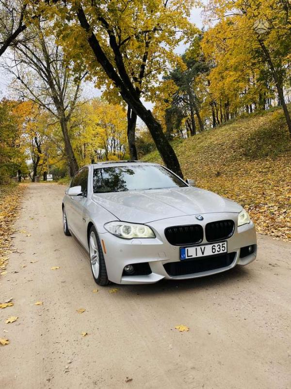 Pelēks BMW 535 2013 Viļņa, ar dzinēja tilpumu 2.98 L un nobraukumu 210 tūkst. km par 10500 €, foto 5 vietnē AUTOMOTO.COM.LV