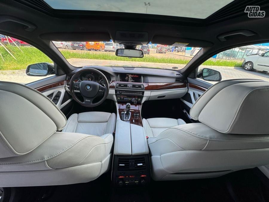 Pelēks BMW 535 2014 Viļņa, ar dzinēja tilpumu 3.00 L un nobraukumu 260 tūkst. km par 15100 €, foto 8 vietnē AUTOMOTO.COM.LV