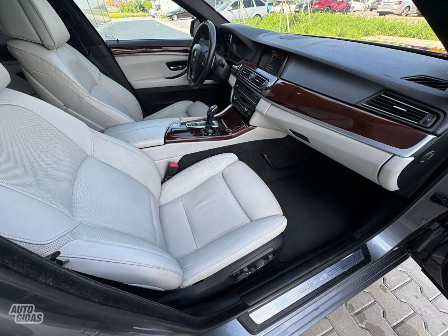 Pelēks BMW 535 2014 Viļņa, ar dzinēja tilpumu 3.00 L un nobraukumu 260 tūkst. km par 15100 €, foto 10 vietnē AUTOMOTO.COM.LV