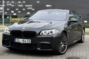 Grey BMW 535 2014 in Jelgava, with an engine capacity of 3.00 L and mileage of 168 thousand km for 15999 €, photo 5 on AUTOMOTO.COM.LV