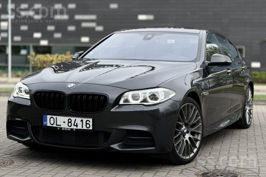Grey BMW 535 2014 in Jelgava, with an engine capacity of 3.00 L and mileage of 168 thousand km for 15999 €, photo 5 on AUTOMOTO.COM.LV