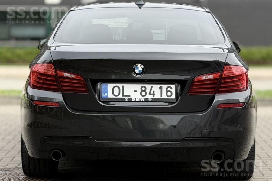 Grey BMW 535 2014 in Jelgava, with an engine capacity of 3.00 L and mileage of 168 thousand km for 15999 €, photo 6 on AUTOMOTO.COM.LV