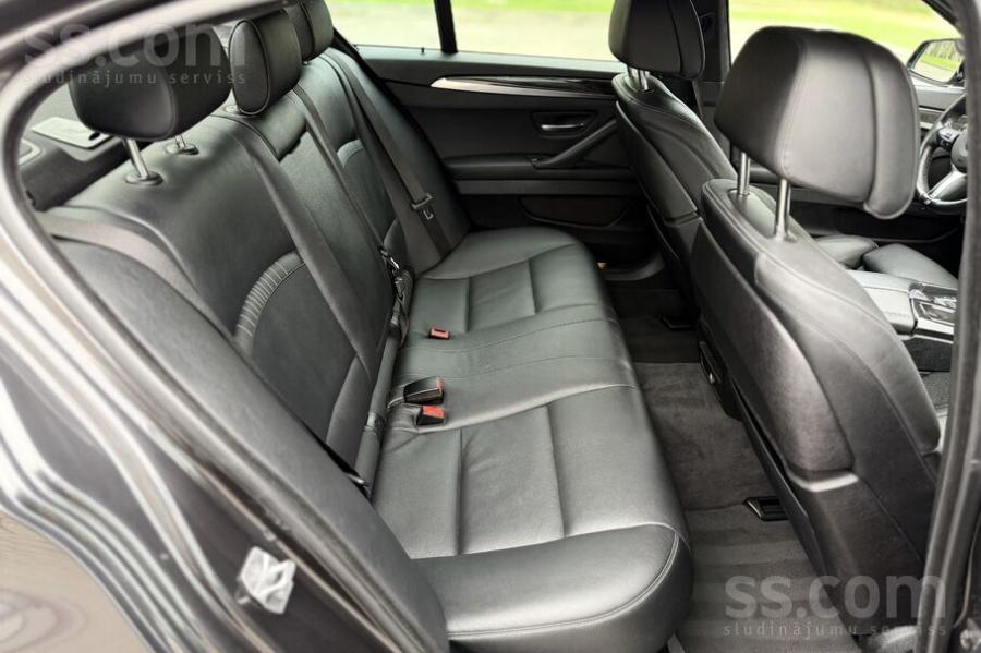 Grey BMW 535 2014 in Jelgava, with an engine capacity of 3.00 L and mileage of 168 thousand km for 15999 €, photo 15 on AUTOMOTO.COM.LV