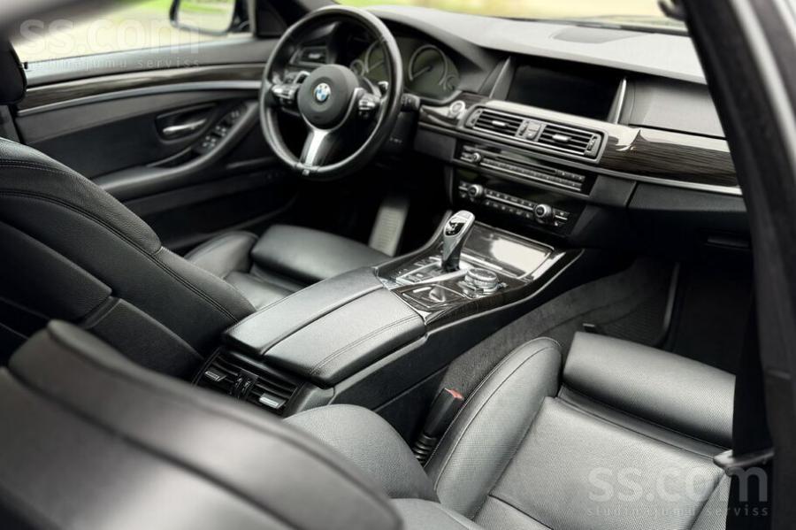 Grey BMW 535 2014 in Jelgava, with an engine capacity of 3.00 L and mileage of 168 thousand km for 15999 €, photo 18 on AUTOMOTO.COM.LV