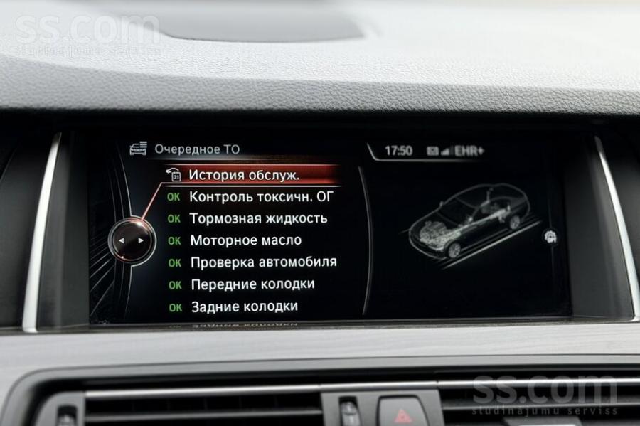 Grey BMW 535 2014 in Jelgava, with an engine capacity of 3.00 L and mileage of 168 thousand km for 15999 €, photo 25 on AUTOMOTO.COM.LV