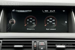 Grey BMW 535 2014 in Jelgava, with an engine capacity of 3.00 L and mileage of 168 thousand km for 15999 €, photo 26 on AUTOMOTO.COM.LV
