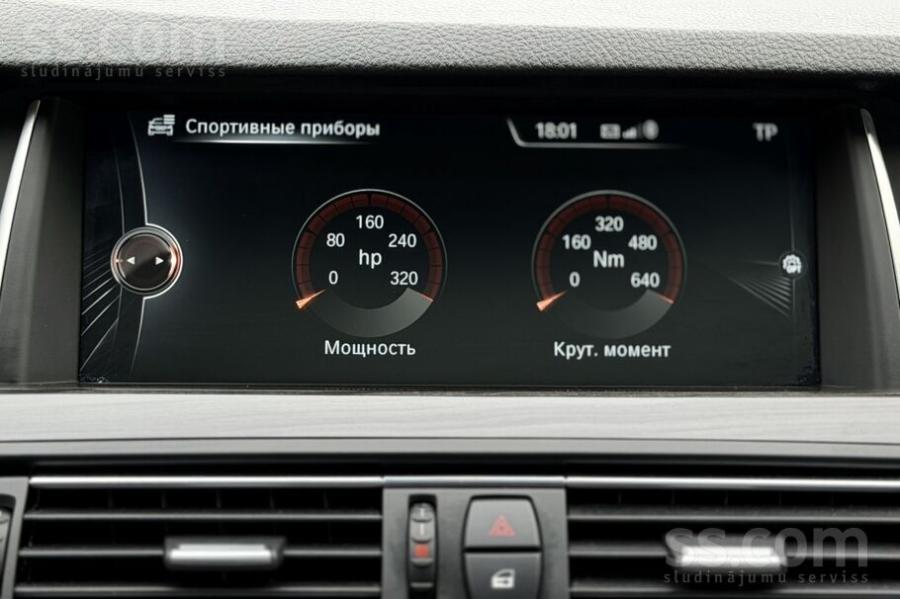 Grey BMW 535 2014 in Jelgava, with an engine capacity of 3.00 L and mileage of 168 thousand km for 15999 €, photo 26 on AUTOMOTO.COM.LV