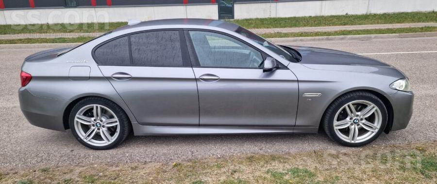 Grey BMW 535 2014 in Liepaja, with an engine capacity of 3.00 L and mileage of 162 thousand km for 12490 €, photo 3 on AUTOMOTO.COM.LV