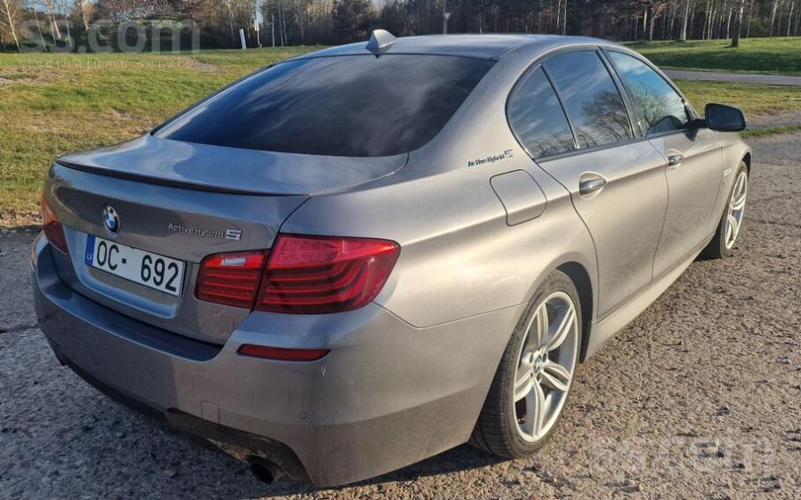 Grey BMW 535 2014 in Liepaja, with an engine capacity of 3.00 L and mileage of 162 thousand km for 12490 €, photo 7 on AUTOMOTO.COM.LV