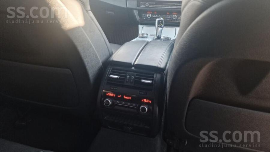 Grey BMW 535 2014 in Liepaja, with an engine capacity of 3.00 L and mileage of 162 thousand km for 12490 €, photo 15 on AUTOMOTO.COM.LV