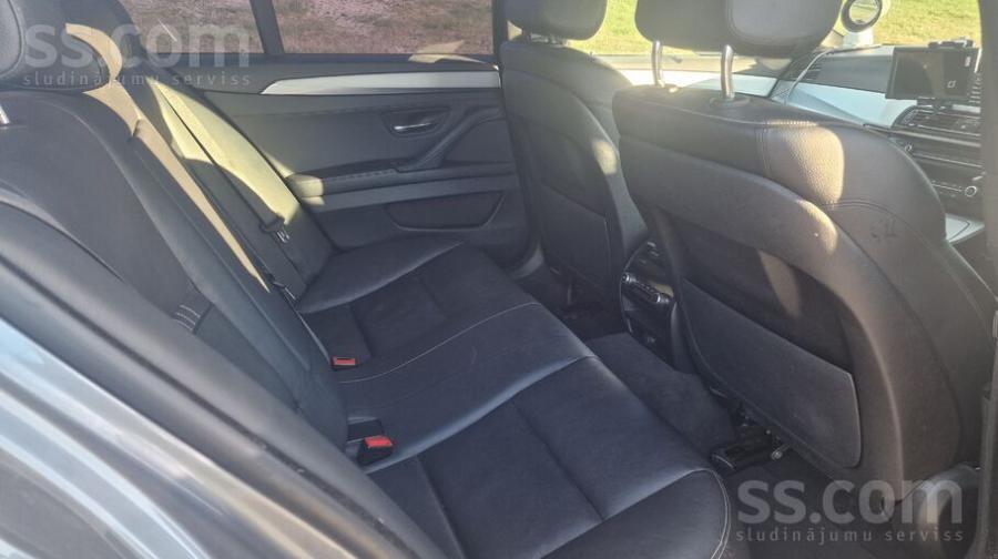 Grey BMW 535 2014 in Liepaja, with an engine capacity of 3.00 L and mileage of 162 thousand km for 12490 €, photo 16 on AUTOMOTO.COM.LV