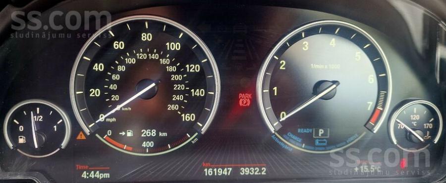 Grey BMW 535 2014 in Liepaja, with an engine capacity of 3.00 L and mileage of 162 thousand km for 12490 €, photo 20 on AUTOMOTO.COM.LV