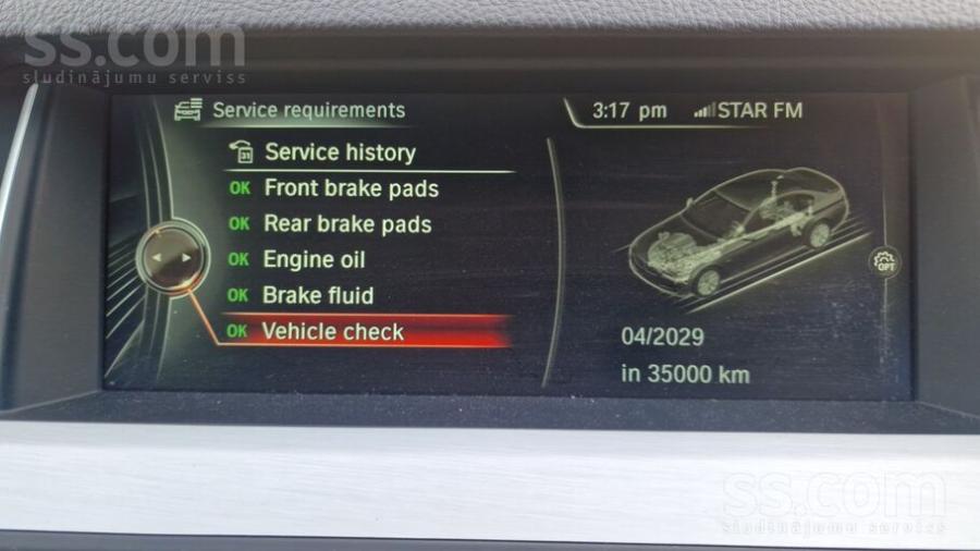 Grey BMW 535 2014 in Liepaja, with an engine capacity of 3.00 L and mileage of 162 thousand km for 12490 €, photo 22 on AUTOMOTO.COM.LV
