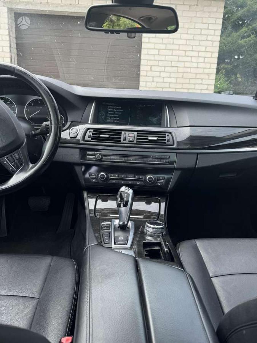Grey BMW 535 2014 in Kaunas, with an engine capacity of 2.99 L and mileage of 336 thousand km for 9500 €, photo 13 on AUTOMOTO.COM.LV